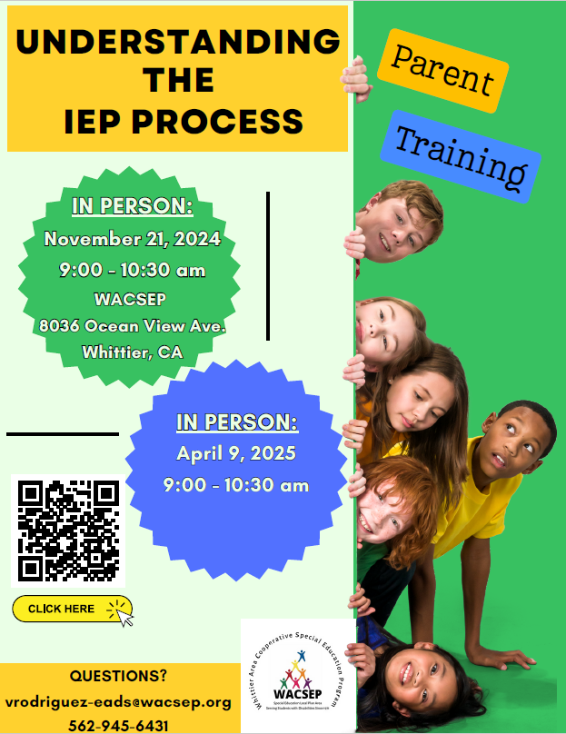 Whittier Area Cooperative Special Education Program Parent Training ...